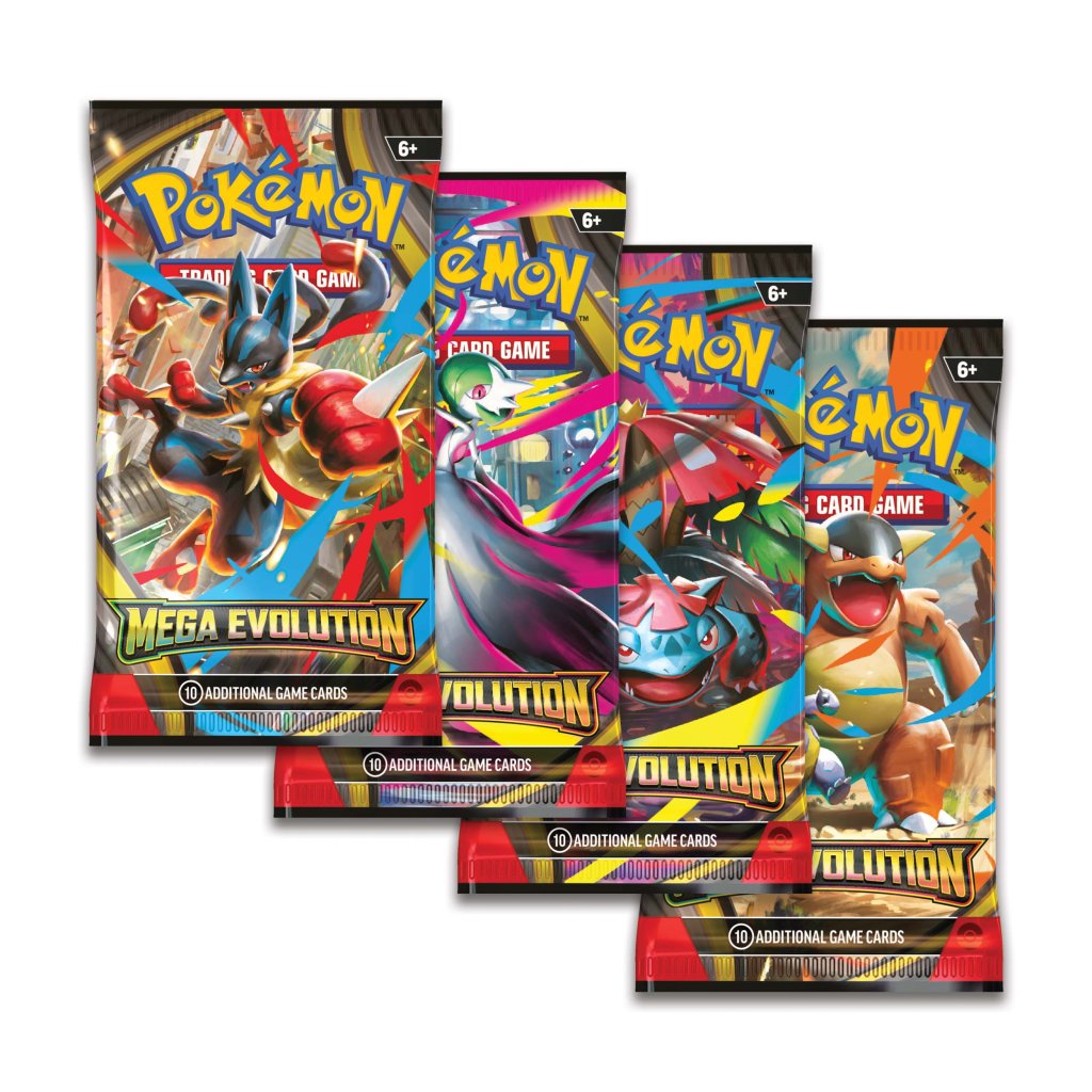 POKÉMON TCG: Mega Evolution 1 - Enhanced Booster Box (with topper ...