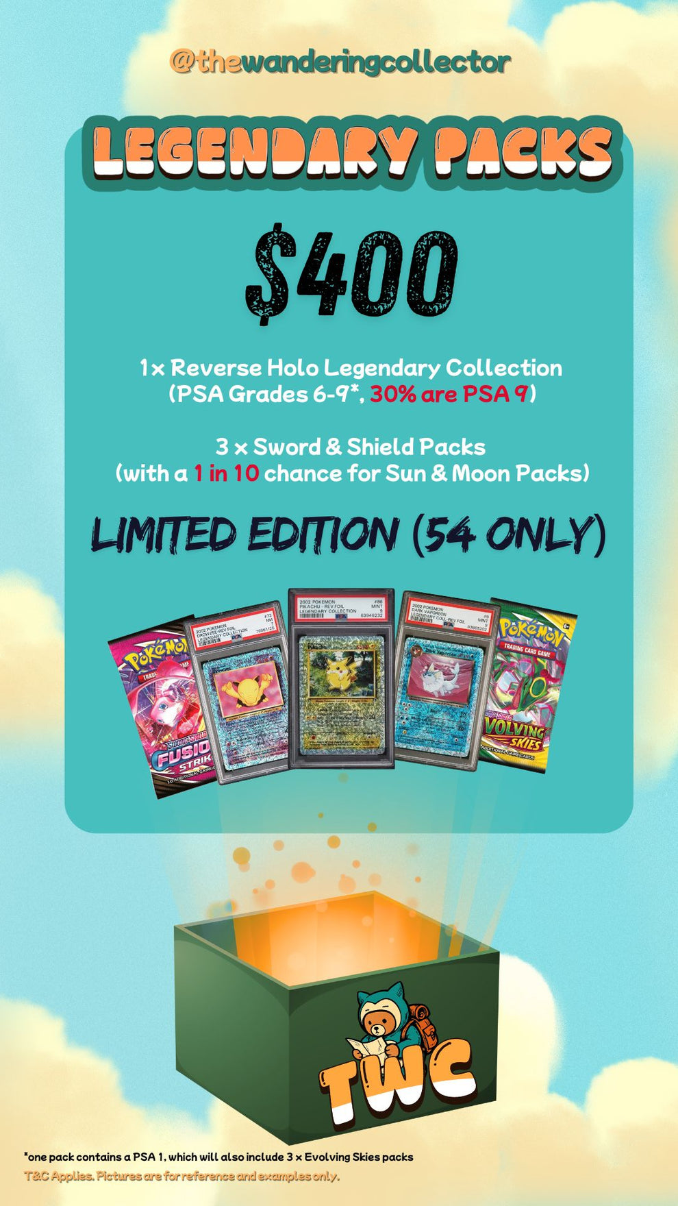 POKÉMON TCG: Legendary Packs - Mystery Box (Limited Edition) – The ...